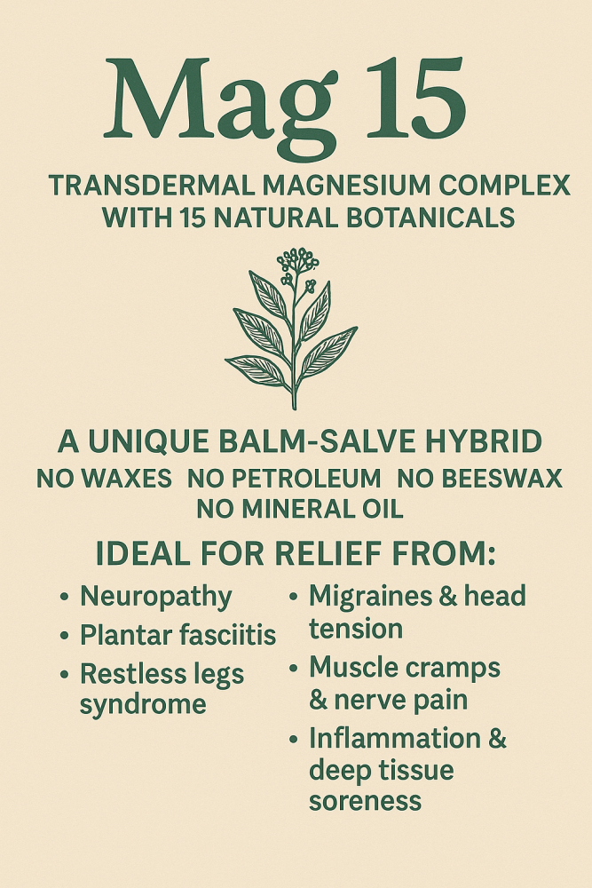Mag 15 - Transdermal Magnesium Complex - DERMAKI